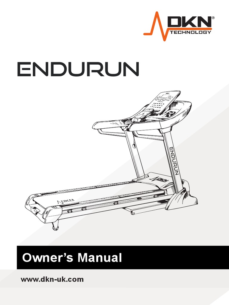 Endurun: Owner's Manual | PDF | Treadmill | Screw