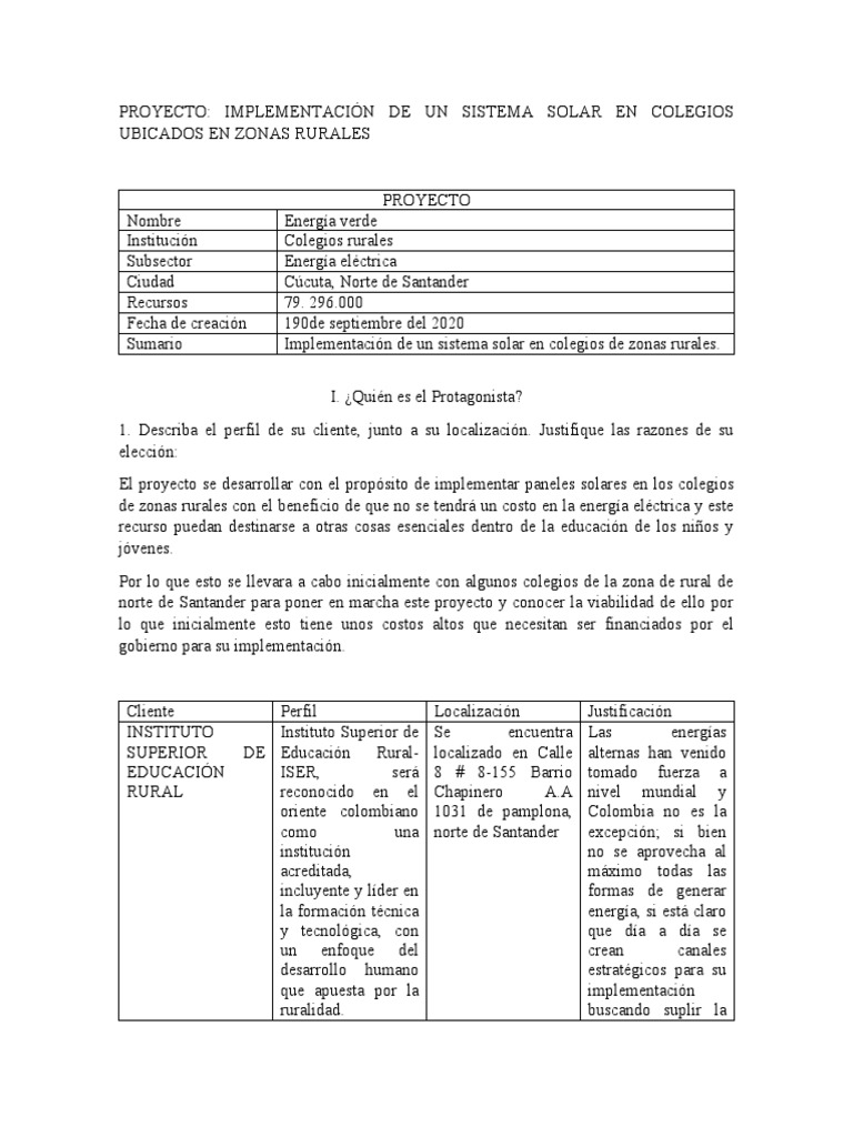 Proyecto. Paneles Solares | PDF | Energía solar | Fotovoltaica