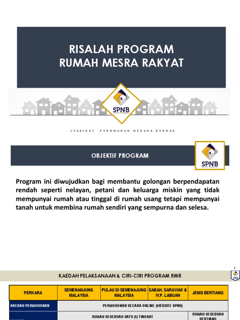 Risalah Rumah RMR | PDF