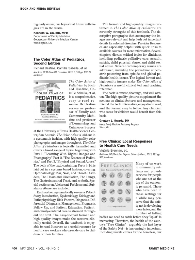 The Color Atlas of Pediatrics, Second Edition: Richard Usatine, Camille ...