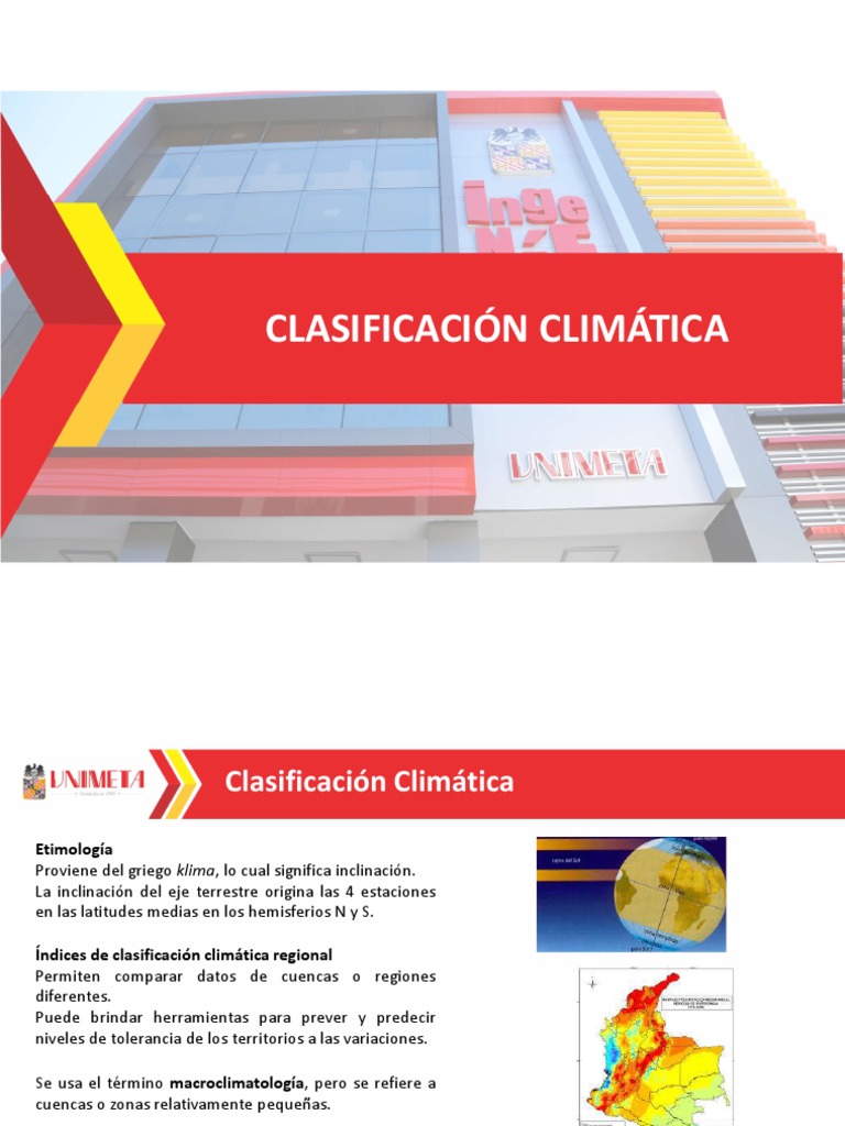 Clasifiación Clímatica | PDF | Precipitación | Ciencias de la Tierra