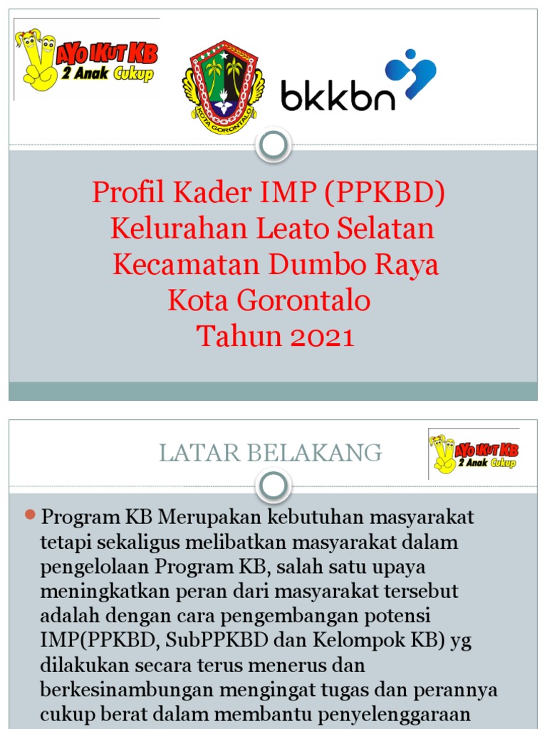 Profil Kader PPKBD | PDF