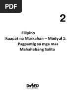 Pagsasanay Sa Pagbasa NG Pangunahing Pantig Worksheet | PDF