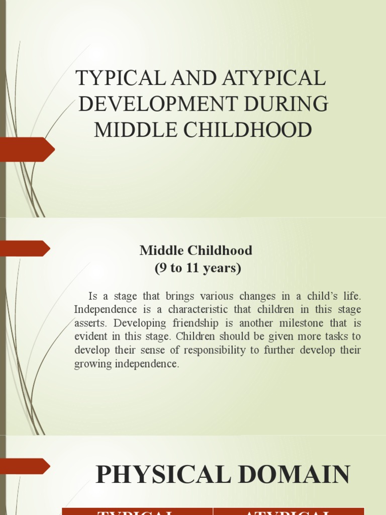 Middle Childhood Development Guide | PDF