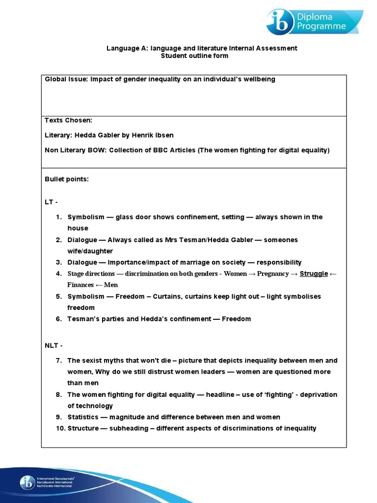 Name - IO Outline - Template | PDF
