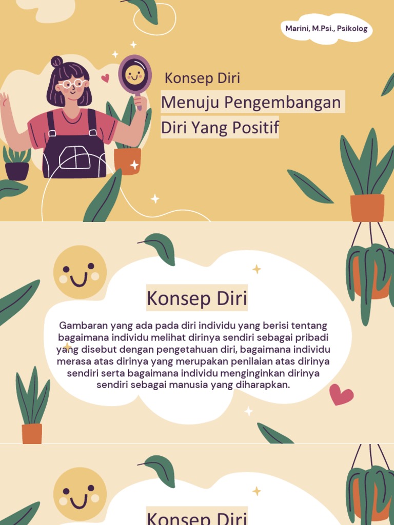 Manfaat dan Komponen Konsep Diri | PDF | Pengembangan Diri
