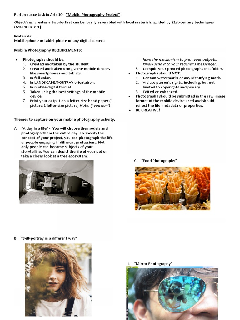 2nd Quarter Performance Task in Arts 10 | PDF