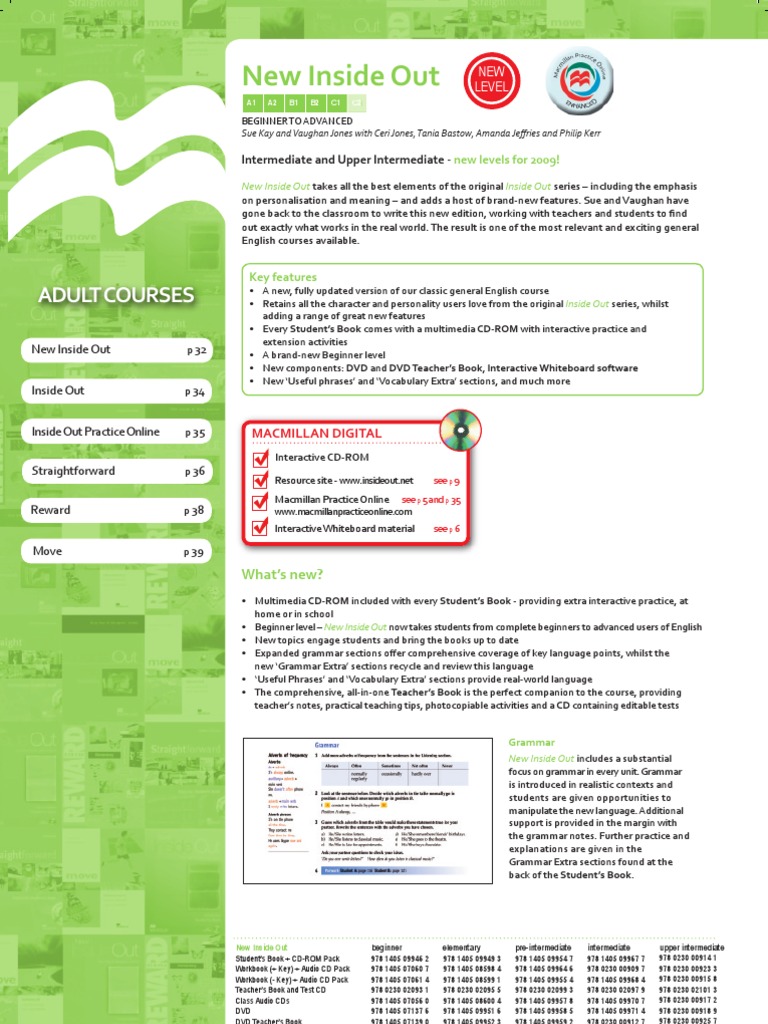Macmillan Catalogue - Adult Section | PDF | English As A Second Or ...