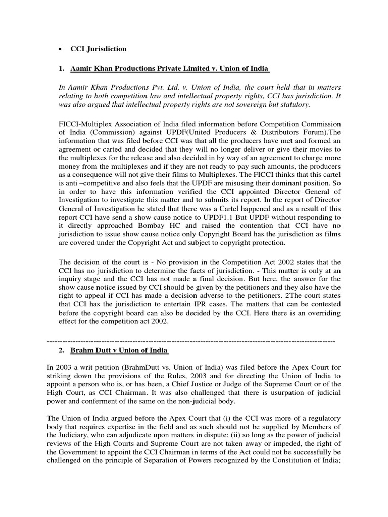 Case Laws Compilation Competiton Pdf Supreme Courts Supreme