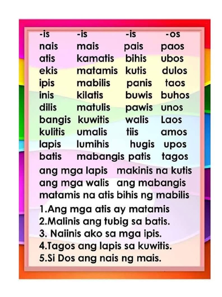 Tagalog Reading Materials | PDF