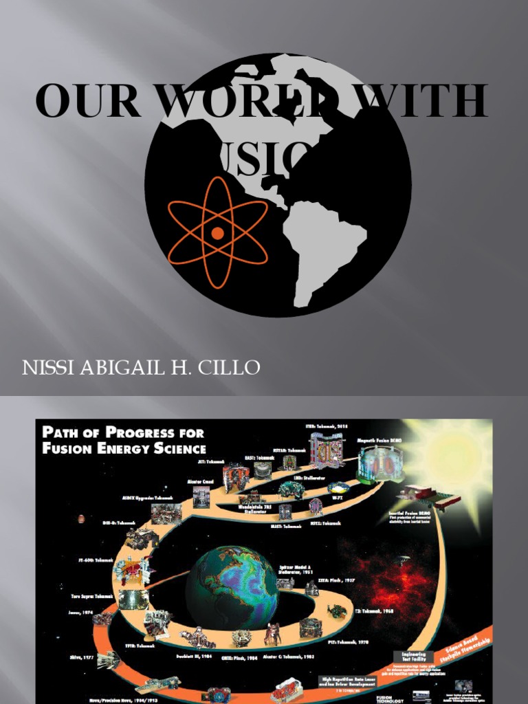 Our World With Fusion | PDF | Fusion Power | Plasma (Physics)