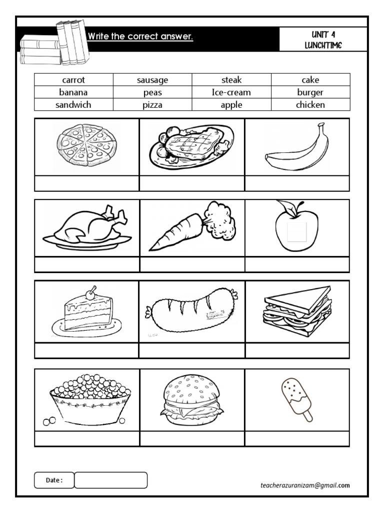 ENGLISH MODULE YEAR 1 UNIT 4 Edit | PDF | Hamburgers | Breads