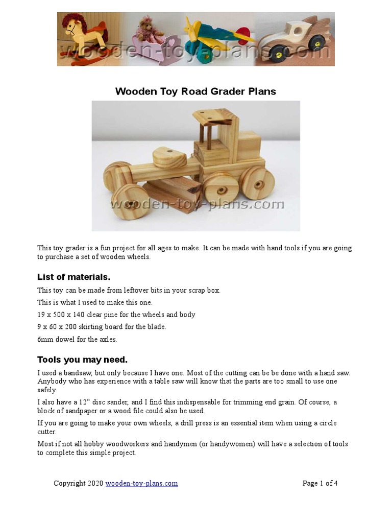 Road Grader Plans | PDF | Tools | Equipment