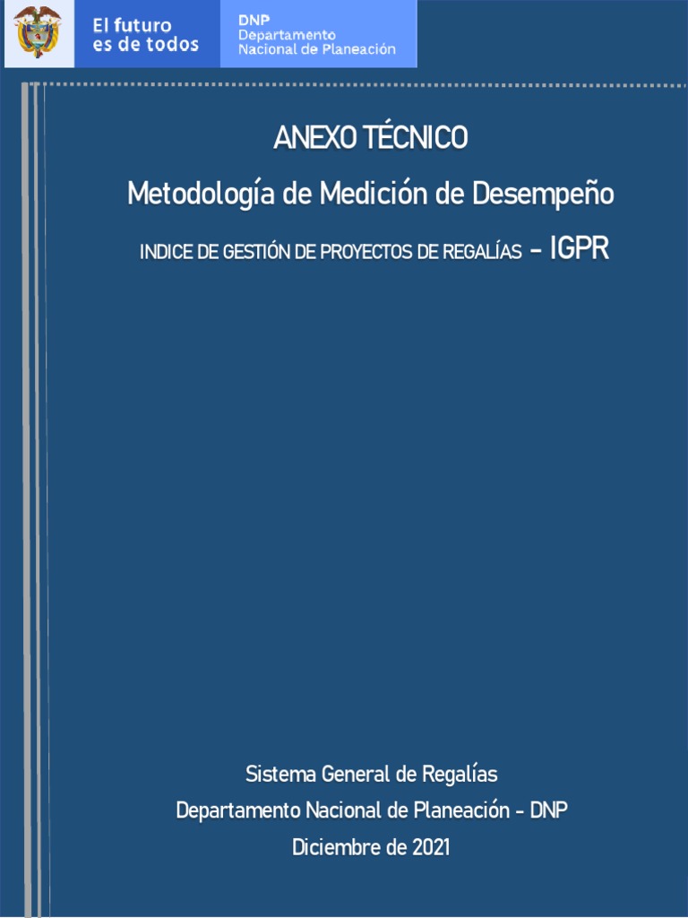 Metodología IGPR para Proyectos SGR | PDF | Agencias gubernamentales | Planificación