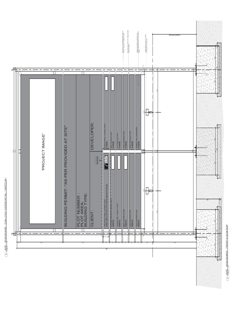 Building Permit and Site Signage Details | PDF