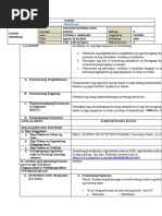 Lesson Plan Filipino Template-4As Format | PDF