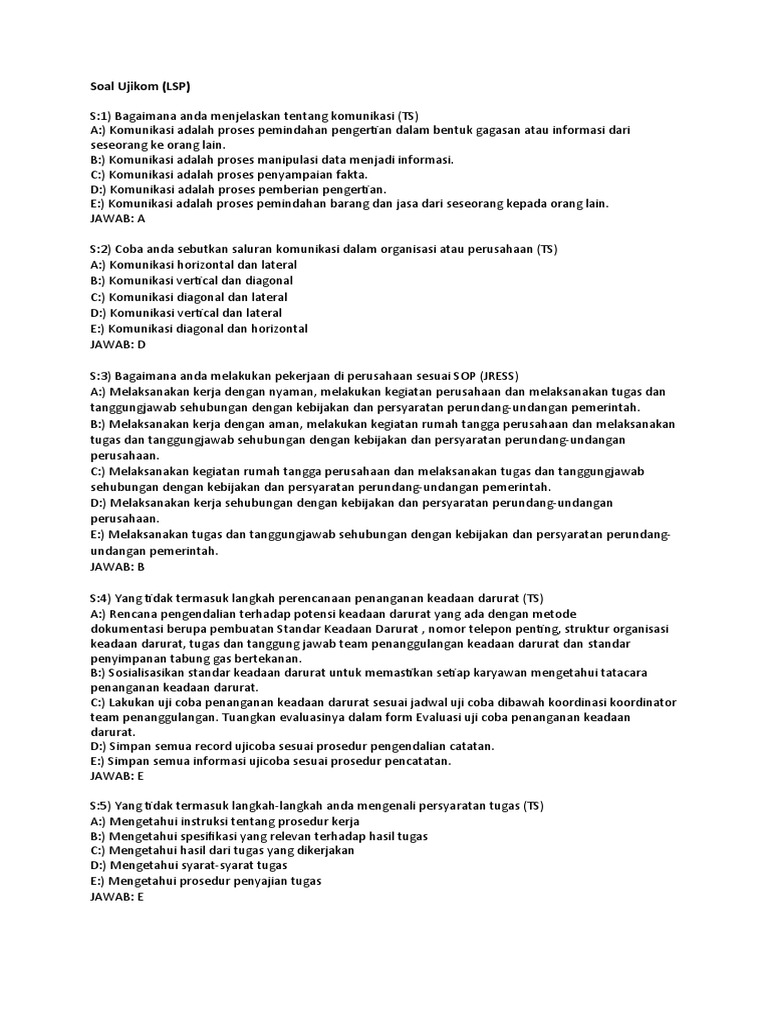 Soal LSP - RPL Katapang | PDF