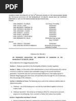 Barangay Tax Code Sample | PDF | Revenue | Taxes