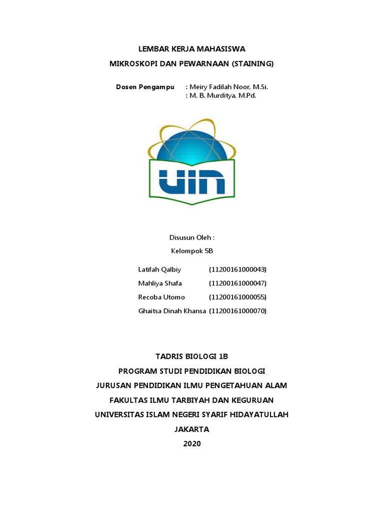Ghaitsa Dinah Khansa - 11200161000070 - Tugas LKM 10 - Kel 5 - 1B Tadris Biologi | PDF