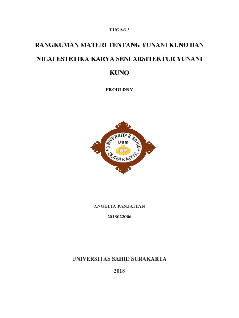 Estetika Stoa dalam Arsitektur Yunani | PDF | Ilmu Sosial | Seni