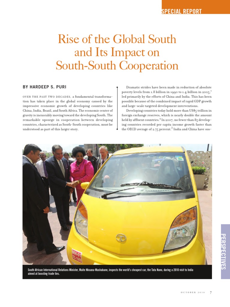Rise of The Global South and Its Impact On South-South Cooperation ...