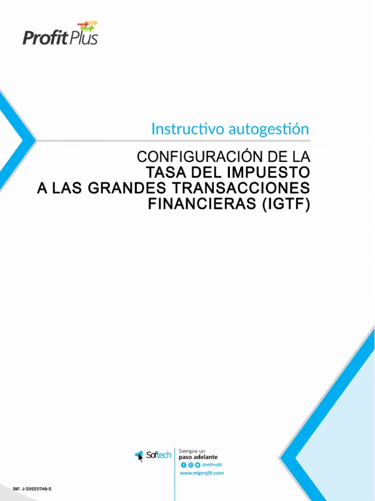 Configuración IGTF en Profit Plus | PDF | Impuestos | Economias