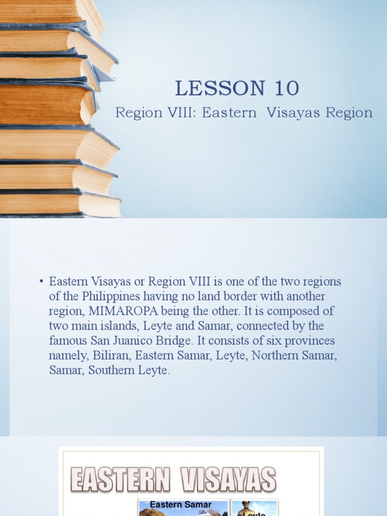 Lesson 10 Region 8 Eastern Visayas | PDF