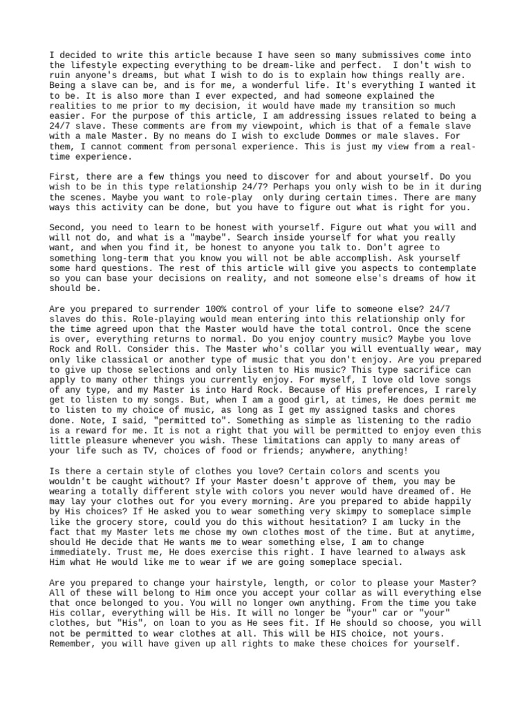 BDSM.... Training 3...... Realities | PDF | Disciplines | Pleasure