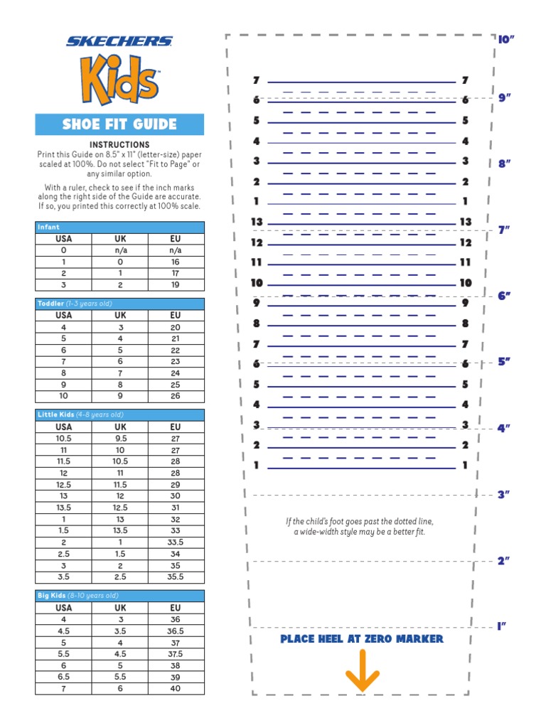 Kids Size Chart | PDF