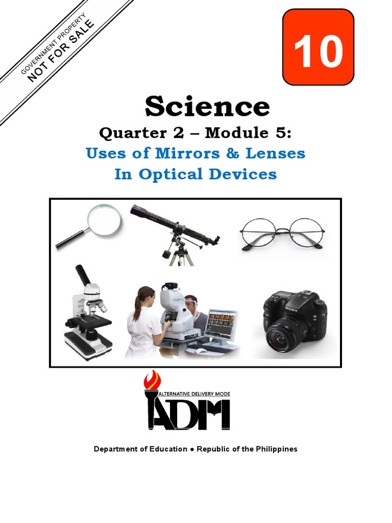 Science 10 - Q2 - M5-Uses of Mirrors and Lenses - v3 | PDF | Mirror ...