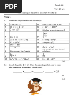 2023 Grade 12 Maths November Paper 1 | PDF