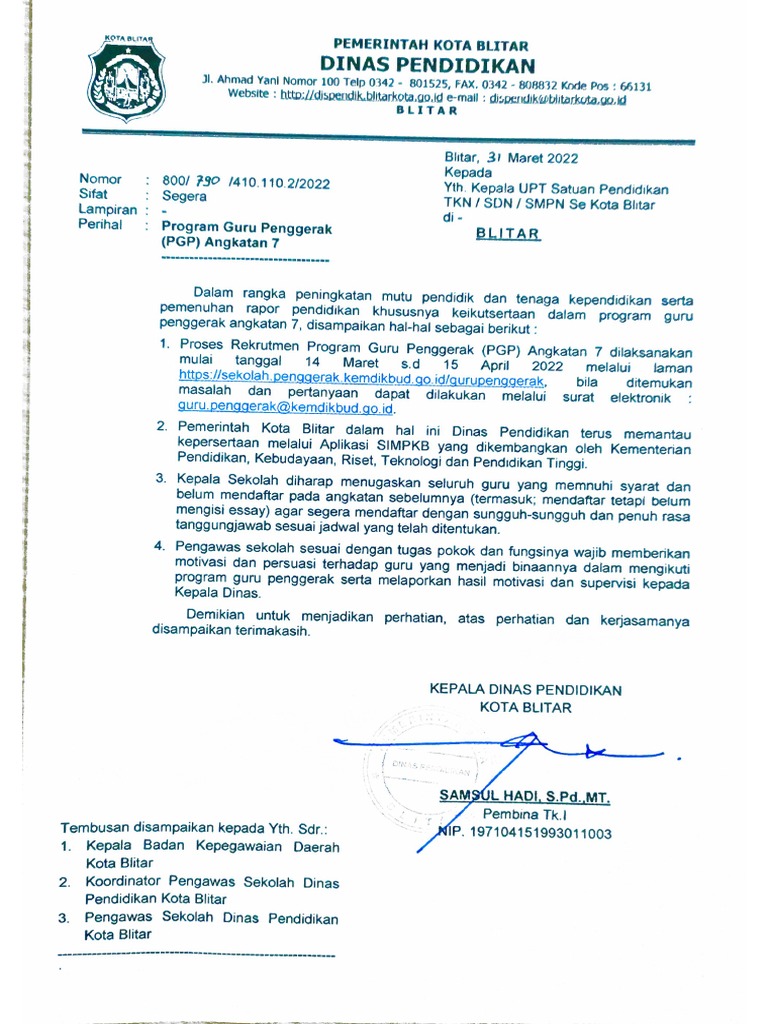 PGP Angkatan 7 | PDF