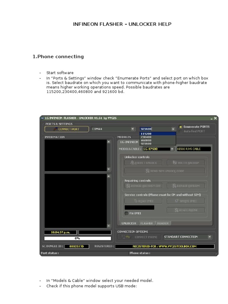 Infineon Flasher - Unlocker Help | PDF | Flash Memory | Usb
