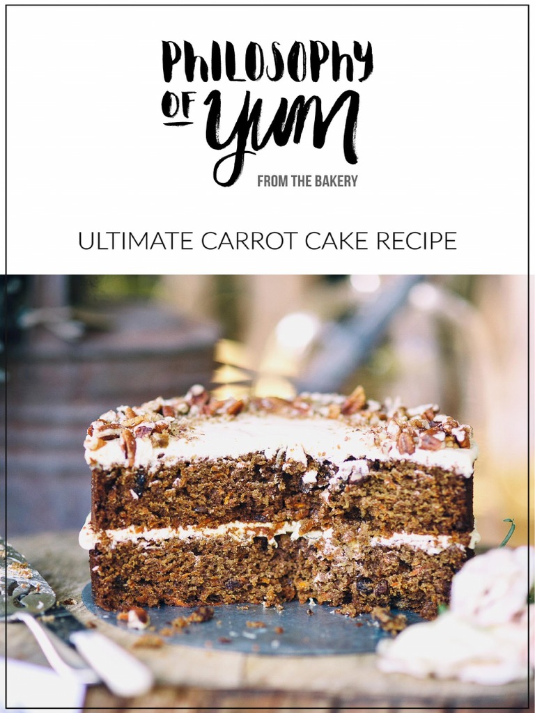 Free Recipe © Philosophy of Yum - Pg. 1 | PDF | Cakes | Regional ...