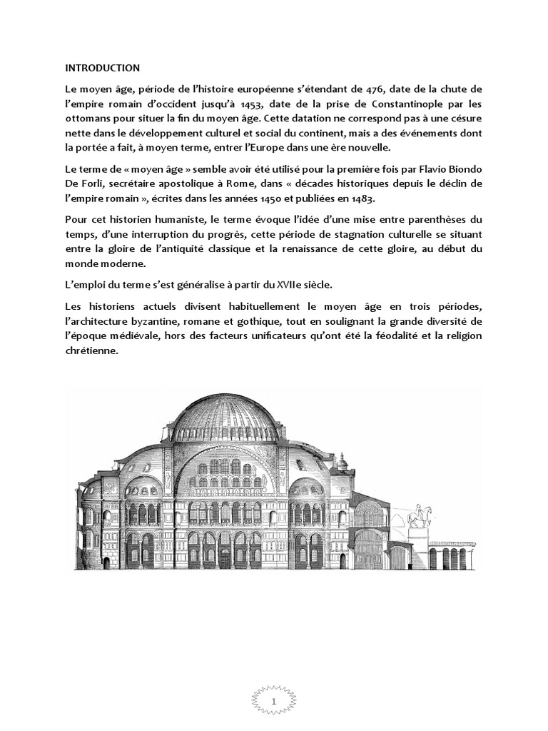 L'Architecture Byzantine Dévoilée | PDF | Empire byzantin | Colonne