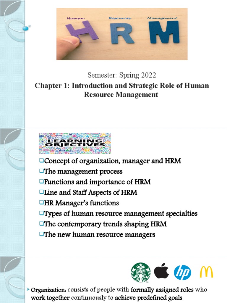Chapter 1 Introduction and Strategic Human Resource Management | PDF ...