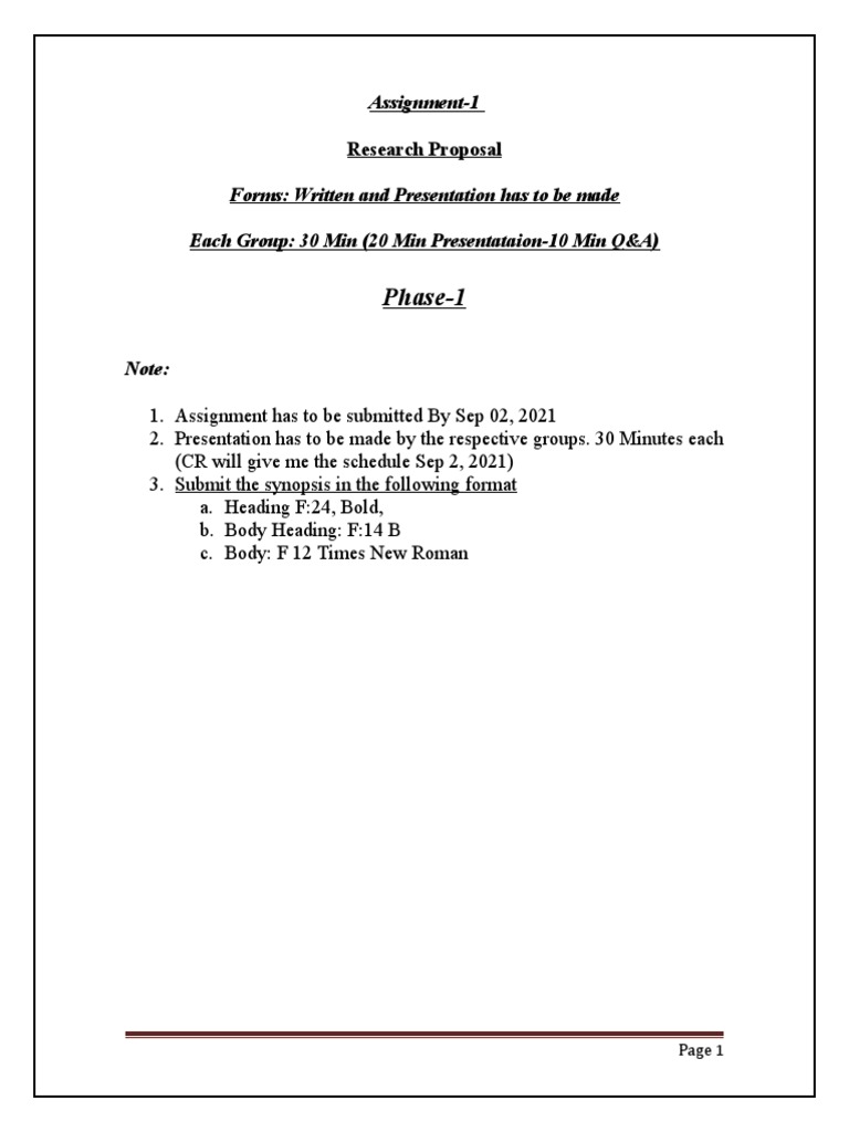 Assignment Research Proposal Final | PDF | Investing | Stocks