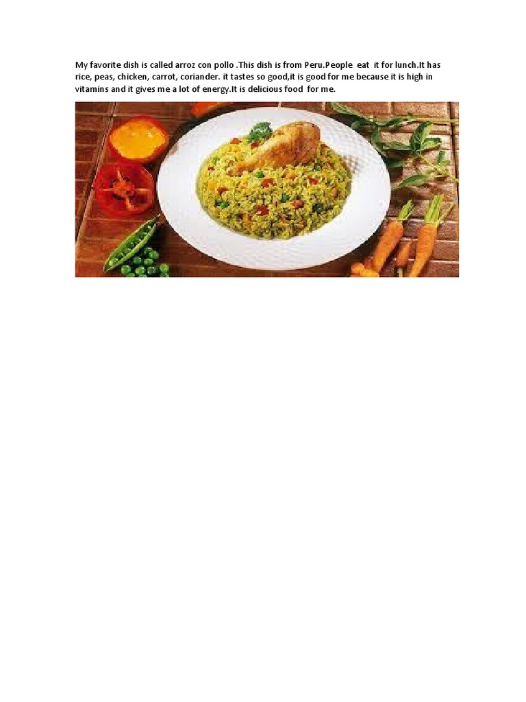 My Favorite Dish | PDF