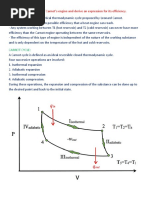 Diesel Cycle Efficiency Derivation | PDF | Diesel Engine | Physical ...