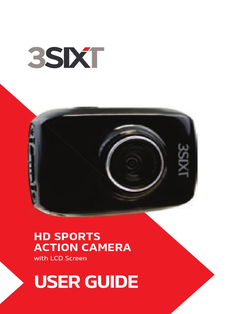 3sixt HD Sports Action Camera User Guide | PDF | Camera | Icon (Computing)