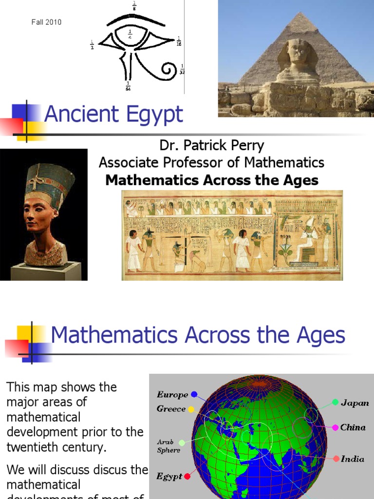Ancient Egyptian Mathematics: A Summary of Key Concepts from the Rhind ...