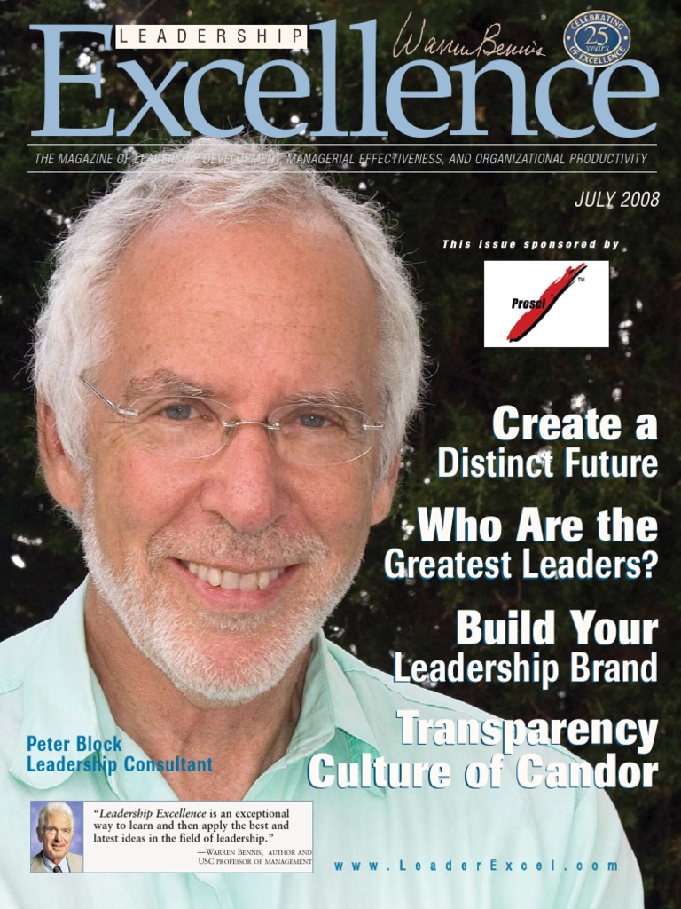 Leadership Excellence July 2008 | PDF | Leadership | Layoff
