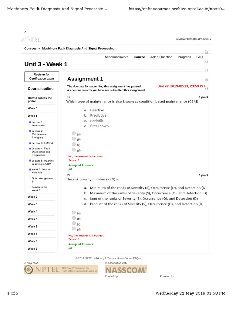 Unit 3 - Week 1: Assignment 1 | PDF | Computing