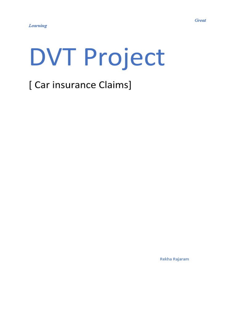 DVT Project | PDF