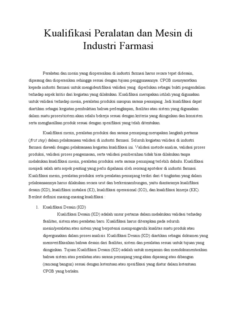 Tugas CPOB Fikri | PDF