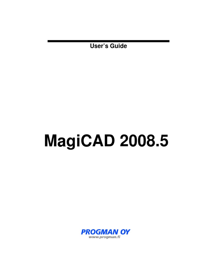 MagiCAD 2008.5 Users Guide | PDF | Duct (Flow) | Cable Television