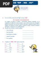 Reglas Ortograficas de MB, MP, NV y NF | PDF