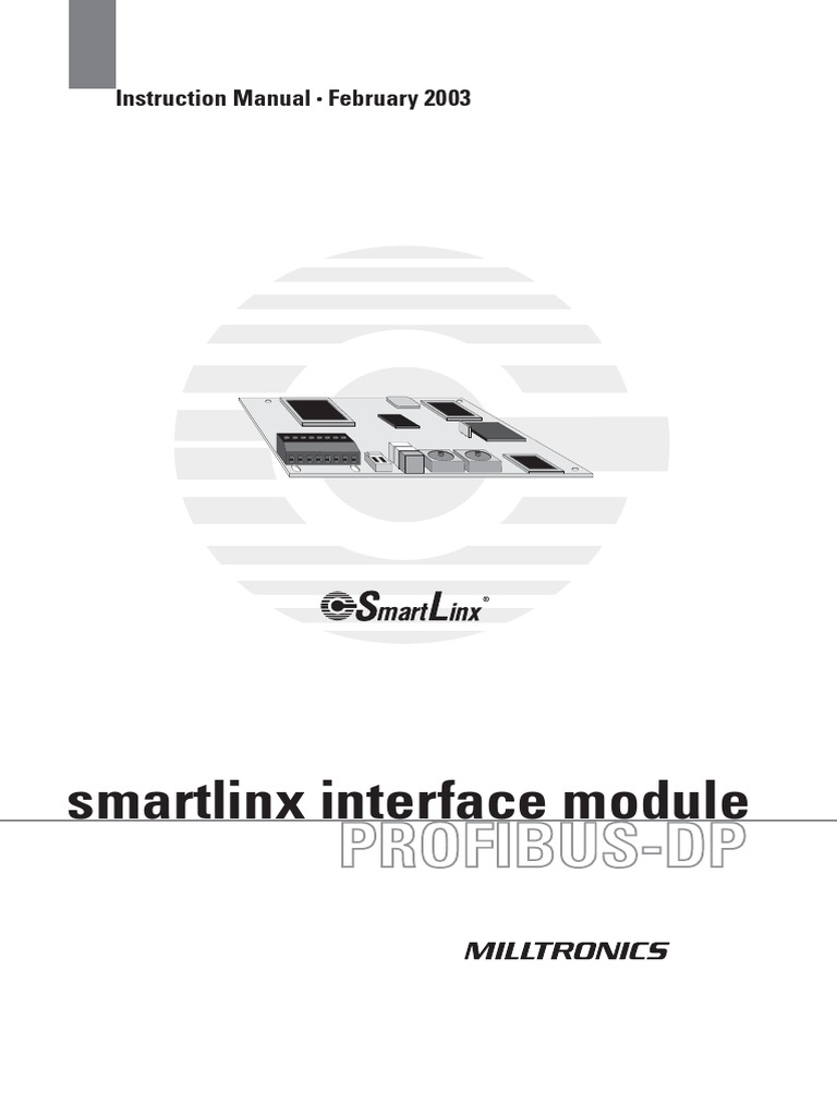 SMARTLINX Profibus-DP Interface Module - Man - en - 3.0 | PDF | Input ...
