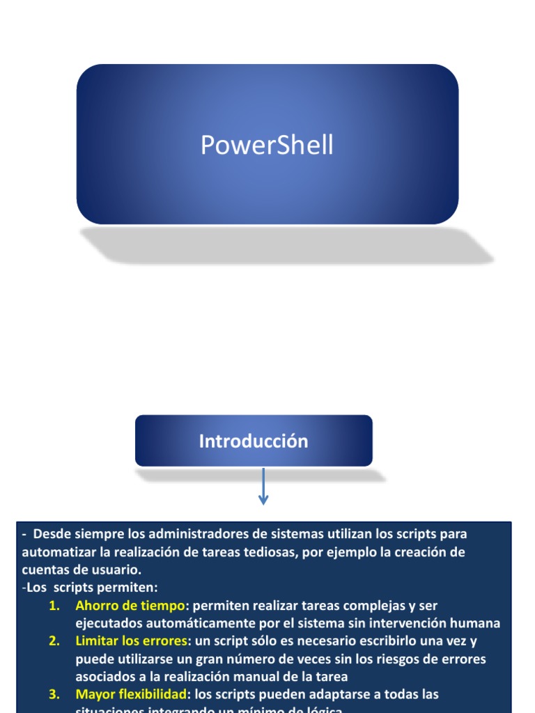 PowerShell Parte1 JGD | PDF | Interfaz de línea de comando | Archivo de computadora