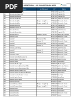 Lista de CEPs Atualizada em 06-08-2025 Municipio de Contenda | PDF | Brasil